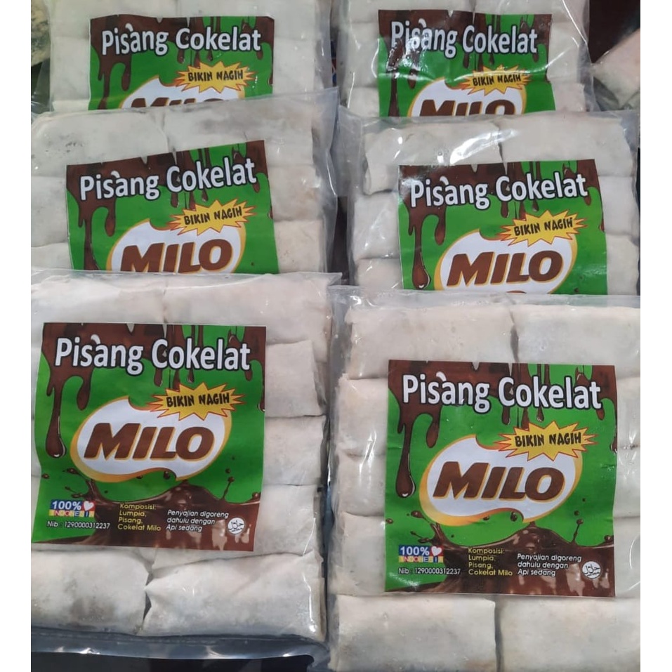 Jual Piscok Pislum Milo Frozen Food Pisang Coklat Lumer | Shopee Indonesia