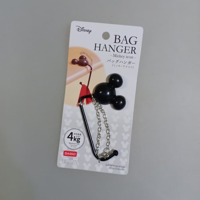 Jual PROMOl DAISO bag hanger mickey mouse gantungan tas pada meja ...
