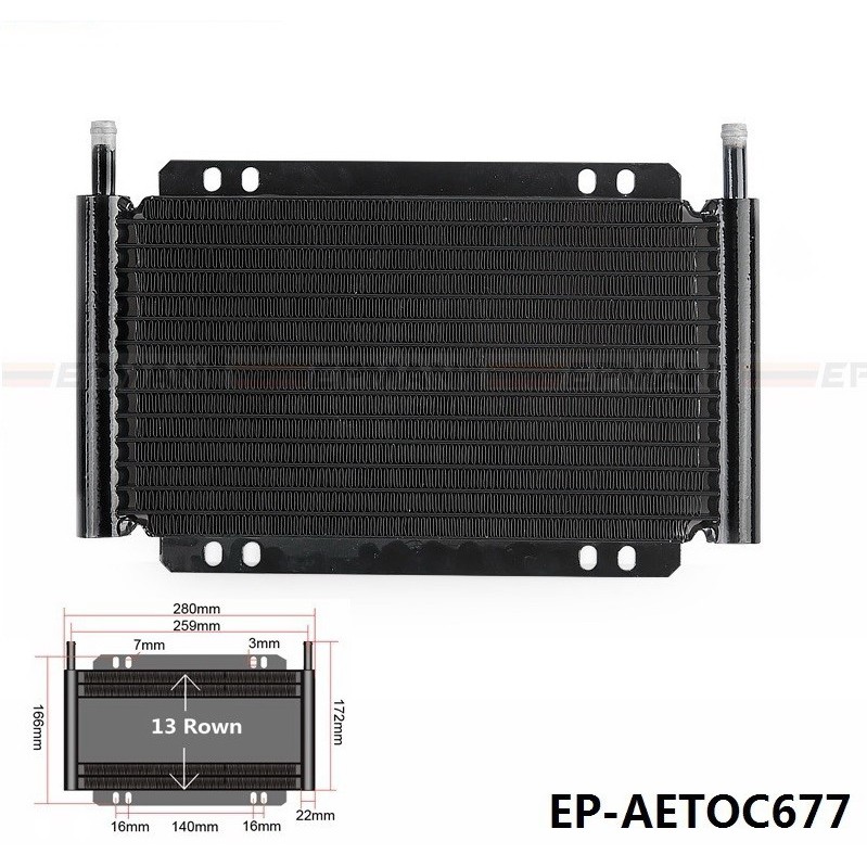 Jual Oil Cooler matic Innova /Fortuner/Universal 13 Row | Shopee Indonesia