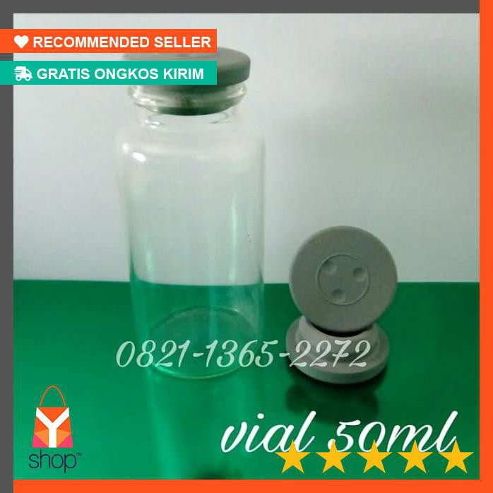 Jual POPULER ! Botol ASI 50 ml / Botol KACA ASI ASIP / Botol Vial ...