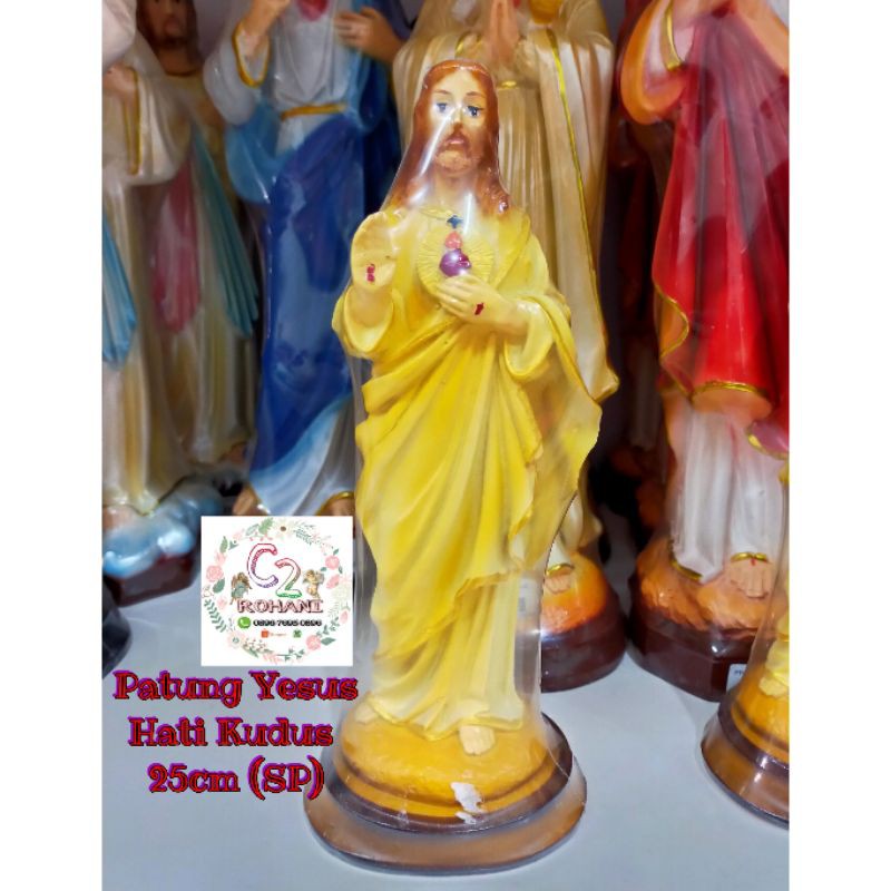 Jual Patung Yesus Hati Kudus 25cm SP (1201) - Patung Rohani | Shopee Indonesia