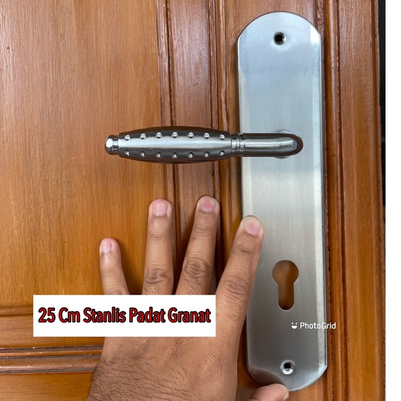Jual HANDLE GAGANG PINTU BESAR 25 CM BOLZANO PREMIUM SUS 304 GARANSI 1 ...