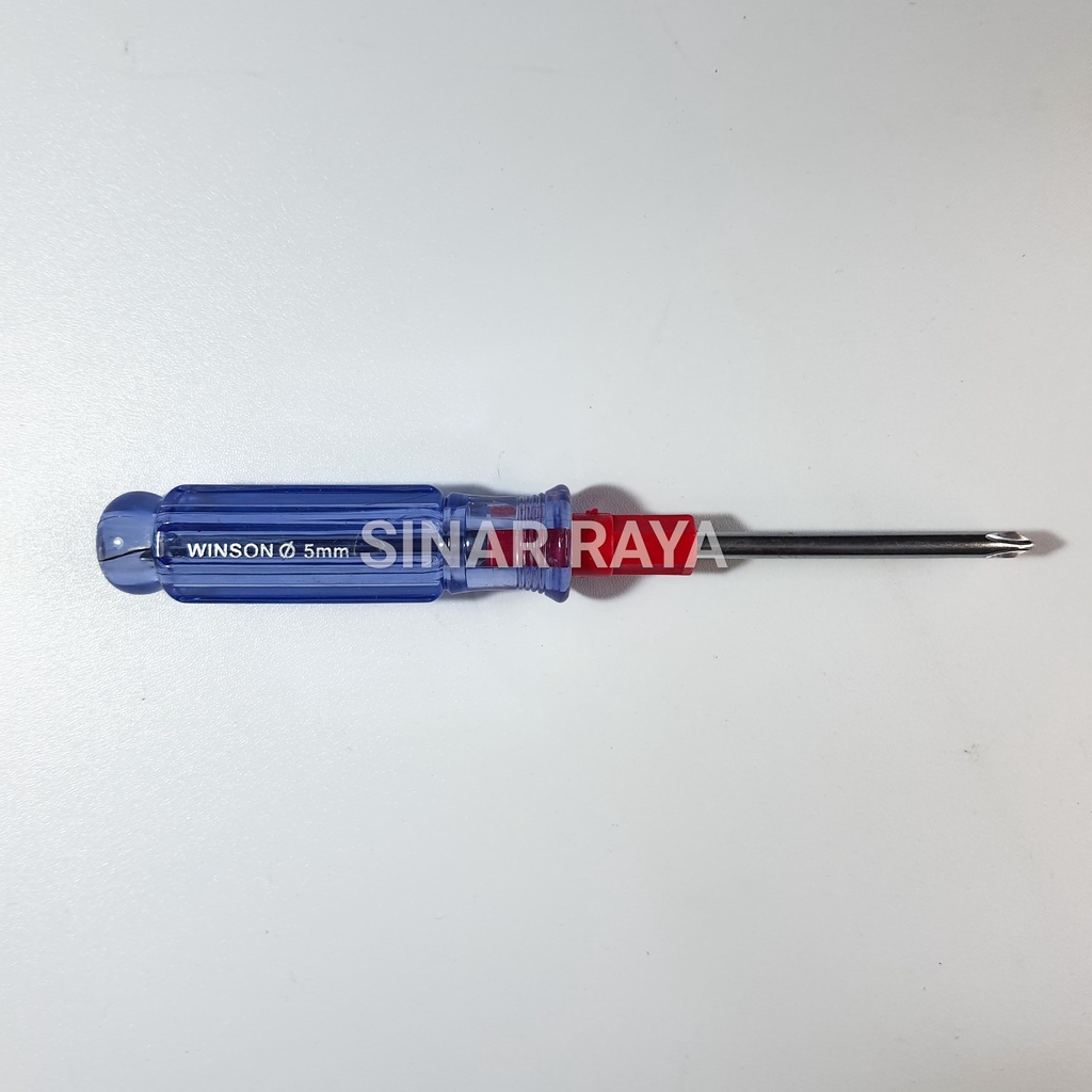 Jual Obeng Bulak Balik Plus Min Magnet / Obeng 2 Way Transparant Winson ...
