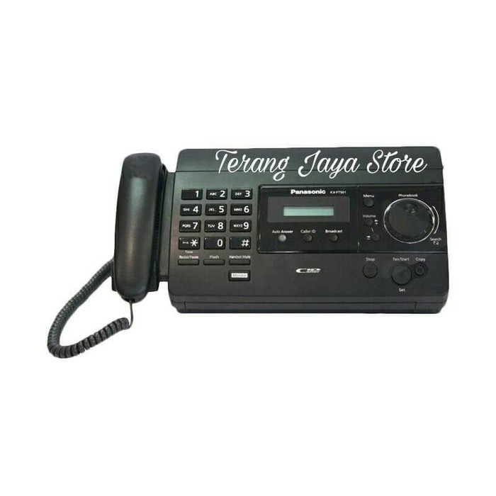 Jual Mesin Fax Panasonic KX-FT501CX (Hitam) Mesin Fax Thermal KX-FT501 | Shopee Indonesia