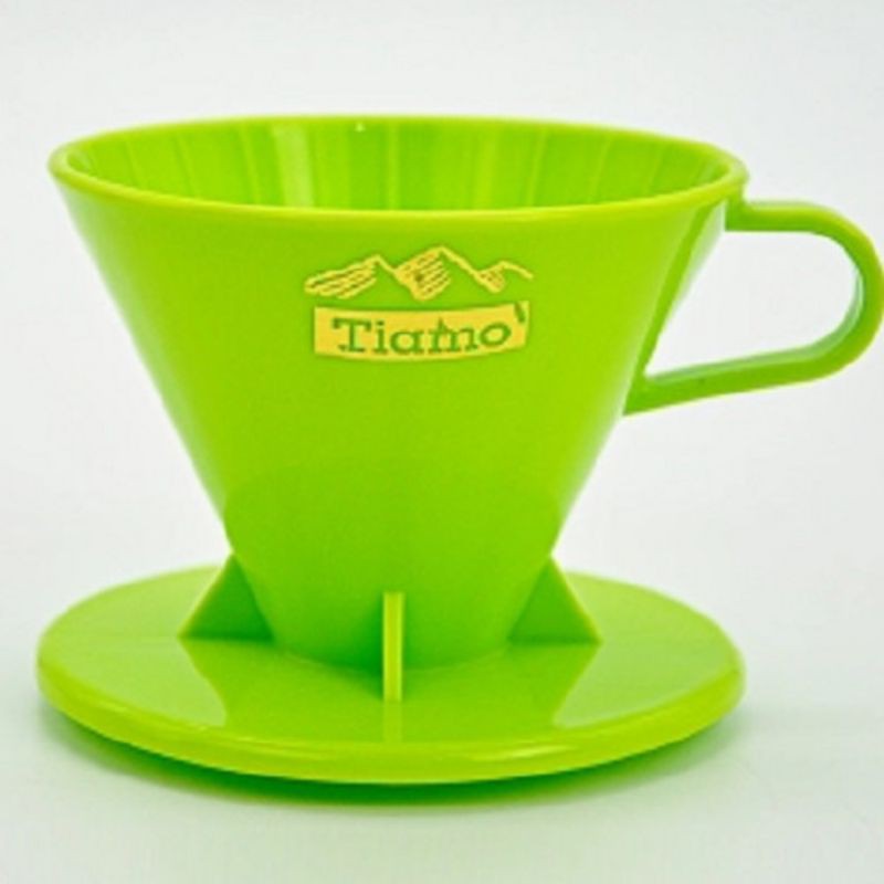 Jual Tiamo V60-01 kono Style Plastic dripper Green + kertas Saring ...