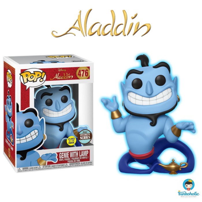 Jual Funko POP! Disney Aladdin Genie with Lamp (Glow in the Dark ...