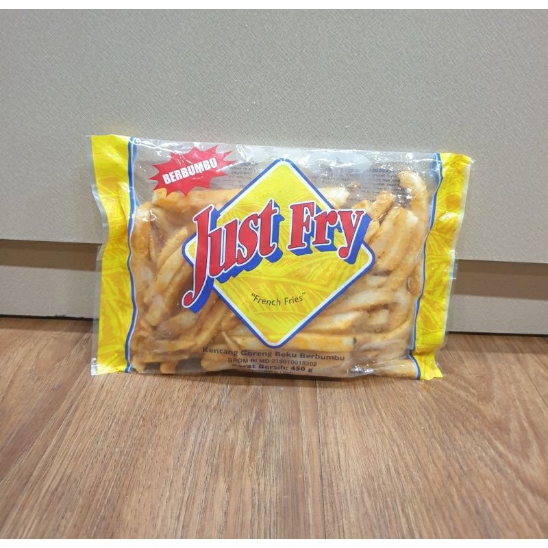 Jual Just Fry French Fries Kentang Goreng Berbumbu 450 Gr | Shopee ...