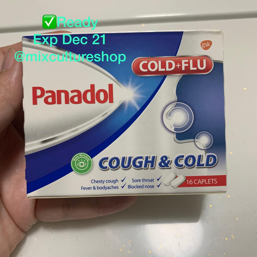 Jual Panadol Singapore COLD + FLU Ready Stock | Shopee Indonesia