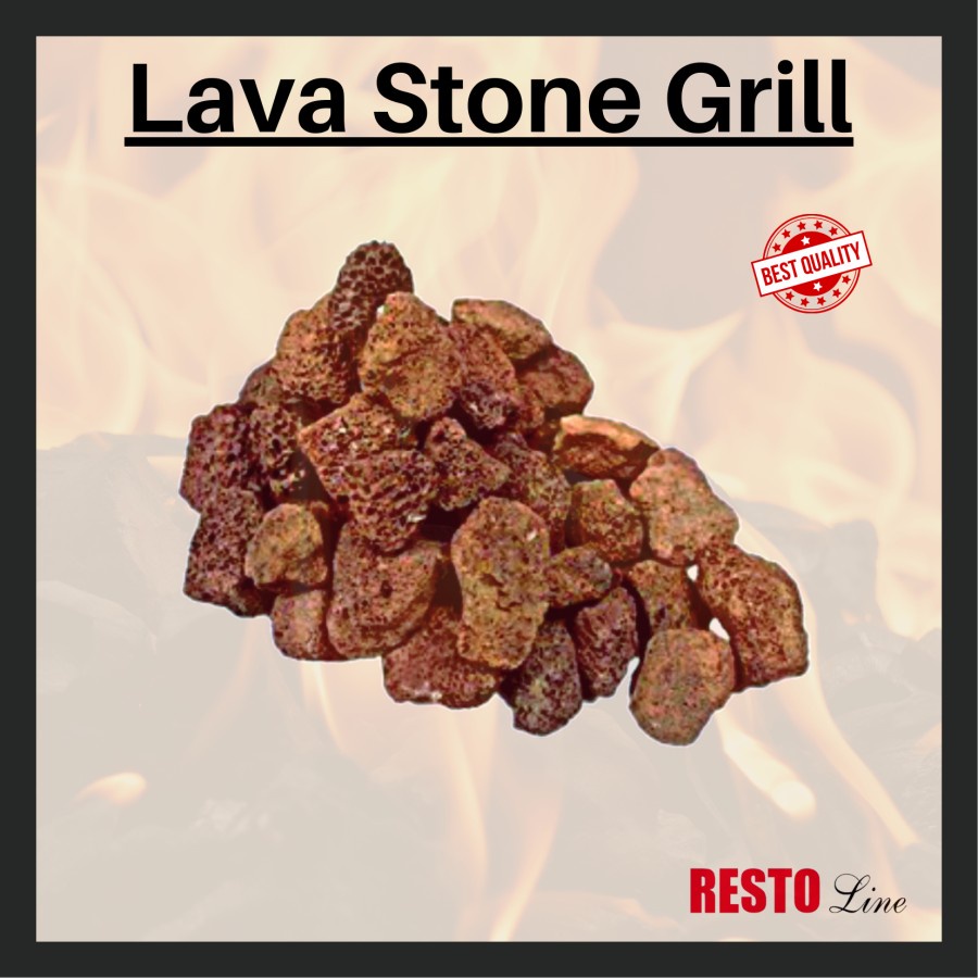 Jual Lava Stone / Lava Rock Batu Grill | Shopee Indonesia