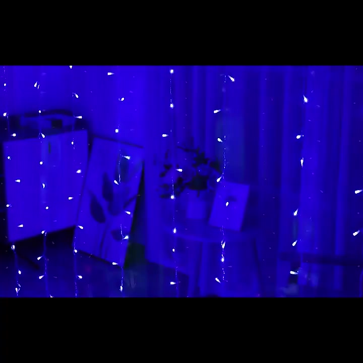 Jual Lampu Tumblr Led Tirai Gorden 3 x 3 Meter 300 Mata Backdrop ...