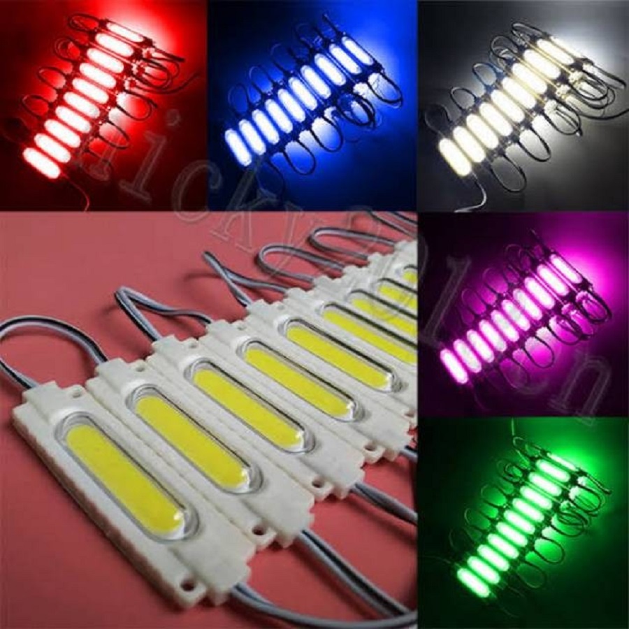 Jual Lampu LED Strip Modul Module COB 6 Mata 2W 12V IP67 Waterproof LED ...