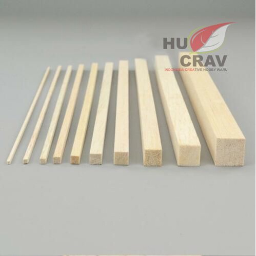 Jual Balsa Stik 3x3mm 50cm Balsa Stick Wood Maket Bahan Jembatan BRIDGE ...