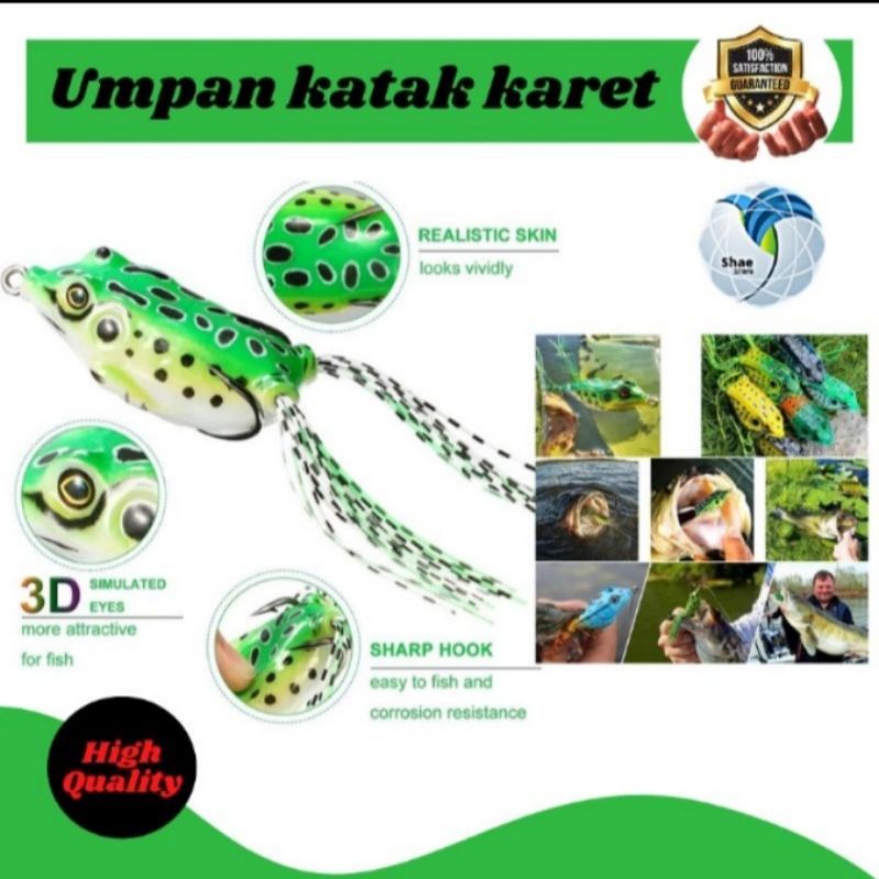 Jual Umpan Pancing Umpan Casting Bionik Bentuk Katak Bahan Carboon ...