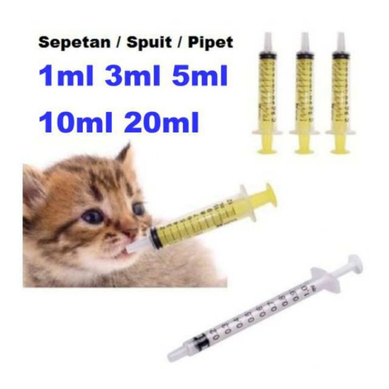 Jual spuit kucing spet / Alat Bantu Minum Kucing 3ml | Shopee Indonesia