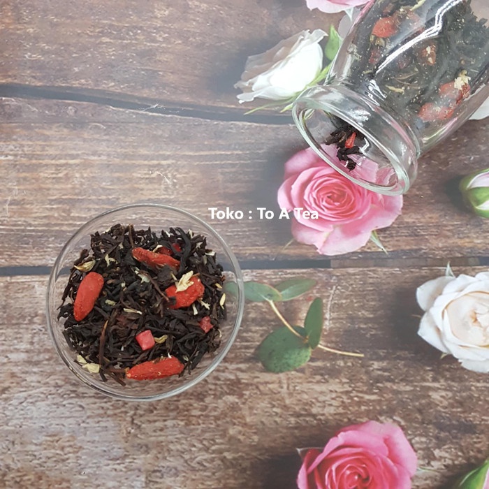 Jual TEH-DAUN- BERRY POP - BLACK TEA FRUITY BLENDS - TEH HITAM RASA ...
