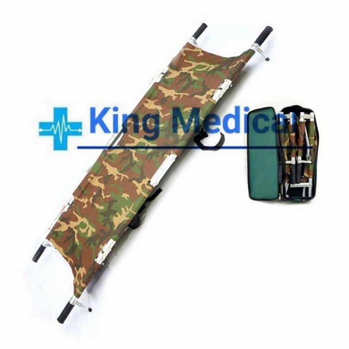 Jual emergency-sakit-rumah-peralatan- folding stretcher /tandu lipat 4 ...