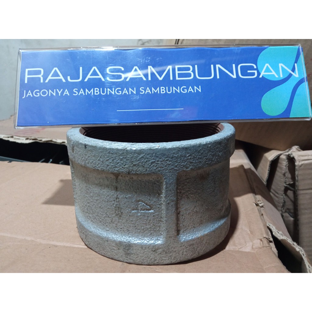 Jual Socket Besi 4 inch Sambungan Pipa Air Ledeng Sock Welding Shok Las ...