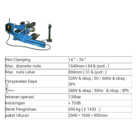 Jual alat buka ban truk, mesin buka ban truk, tyre changer truk ...