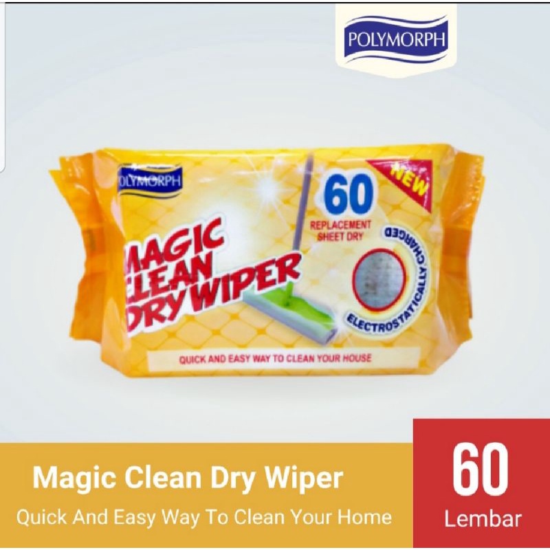 Jual MAGIC CLEAN WET/ TISU BASAH + MAGIC CLEAN DRY/ TISU KERING ...