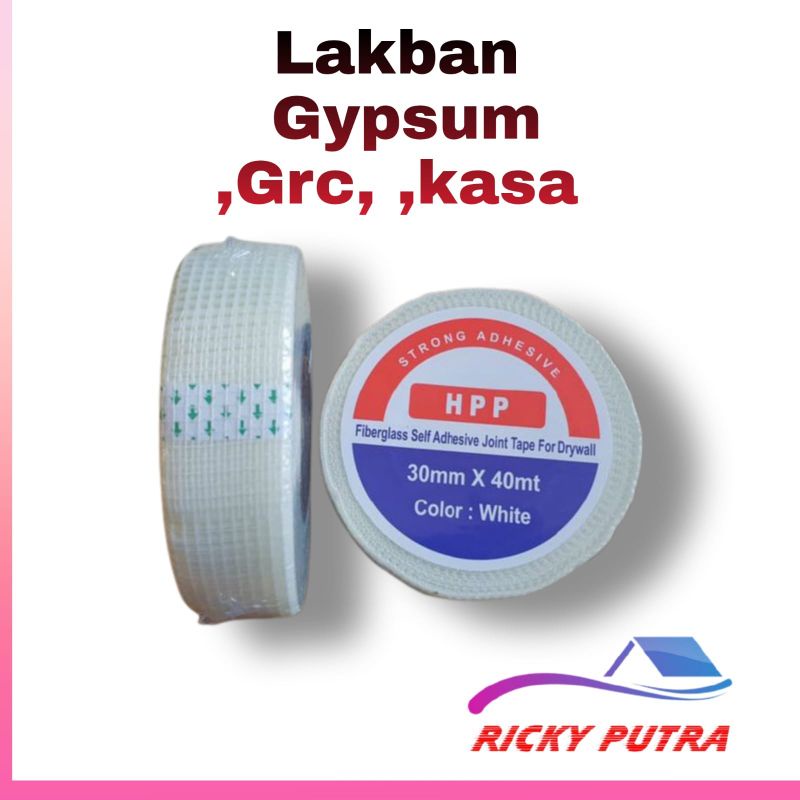 Jual Lakban Gypsum plus Lem /Kasa lem Gipsun/ Fiber Glas Tape / Lakban ...