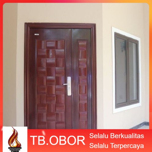 Jual Pintu Baja Fortress Utama Depan Rumah Multifungsi Type Mother Son ...