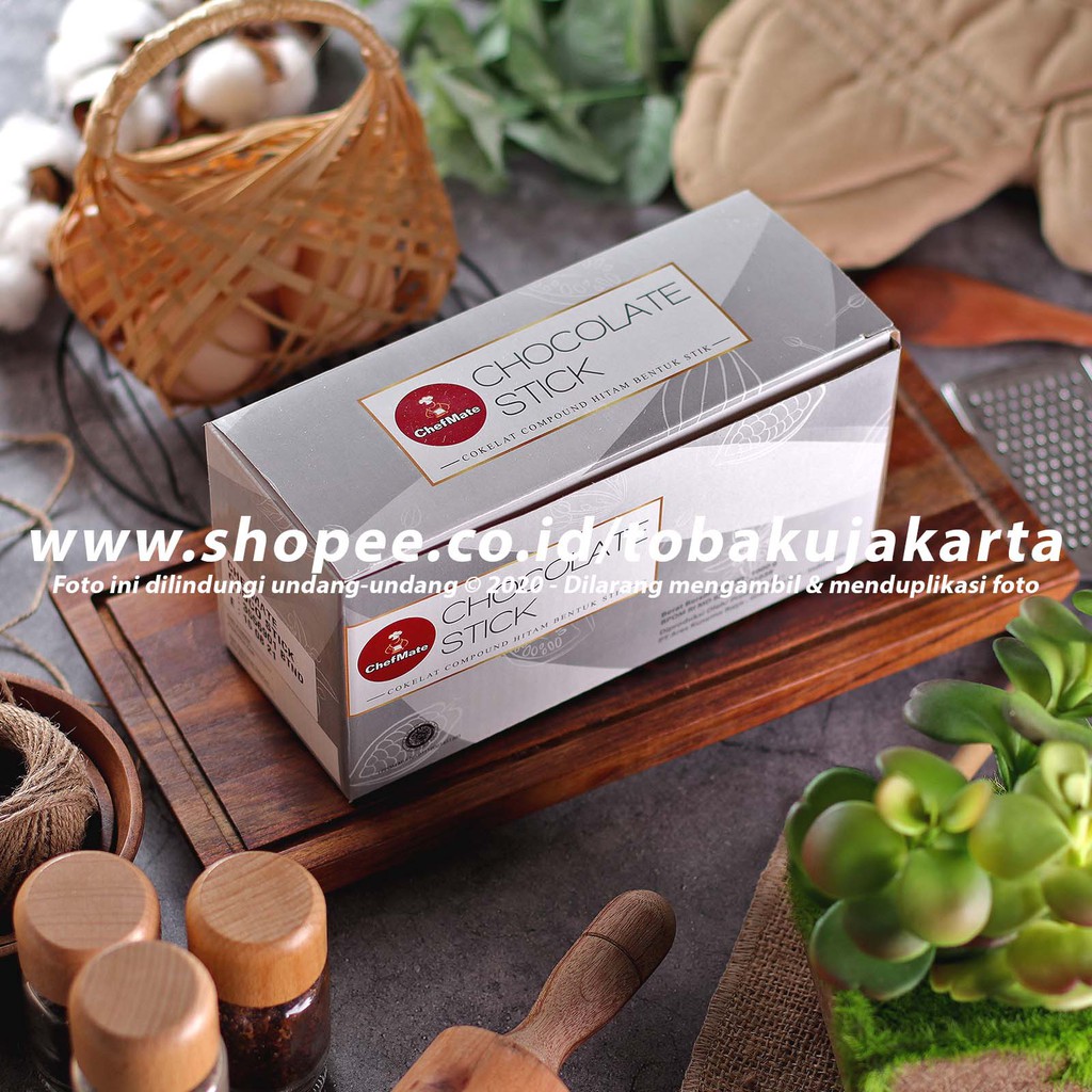 Jual Chefmate Stick 1kg Box Asli Chocolate Compound Cokelat Sticks ...