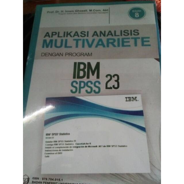 Jual Aplikasi analisis multivariete dengan program IBM SPSS 23 | Shopee ...