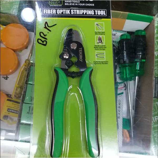 Jual Tekiro tang potong kabel fiber optik atau fiber optic stripping ...