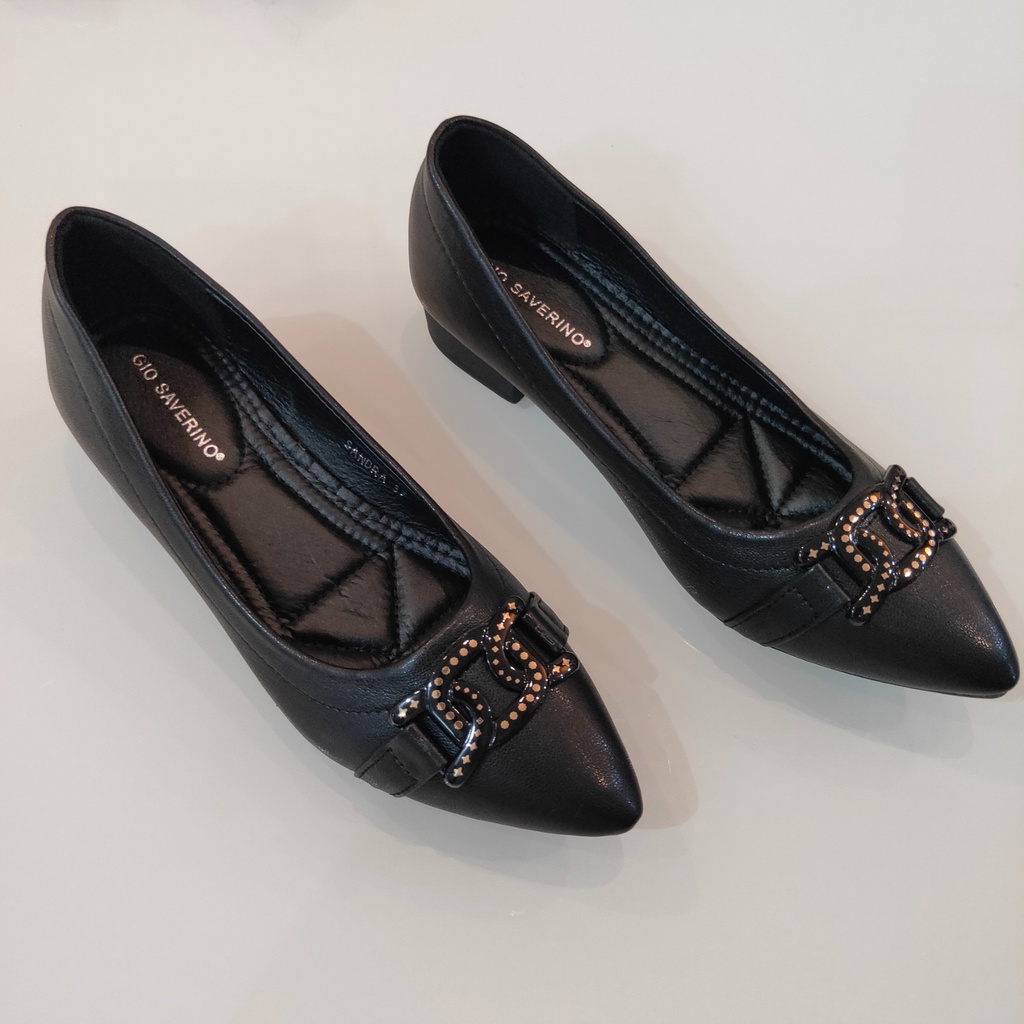 Jual Gio Saverino Sepatu Flat Wanita Flatshoes Mewah Elegan Sandra ...