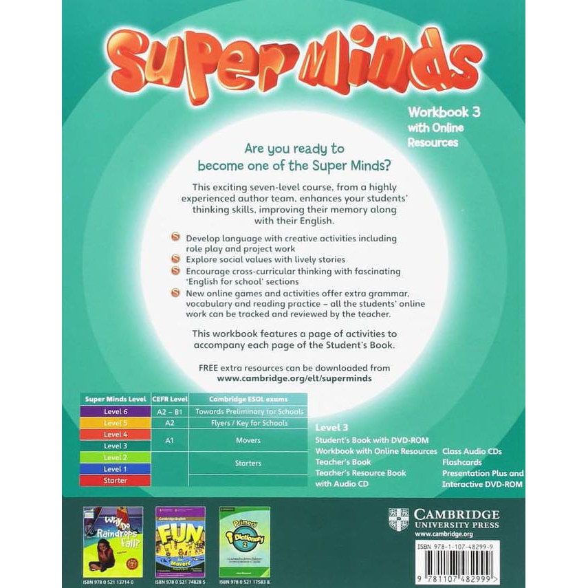 Jual Super Minds 3 Workbook - (Cambridge) | Shopee Indonesia