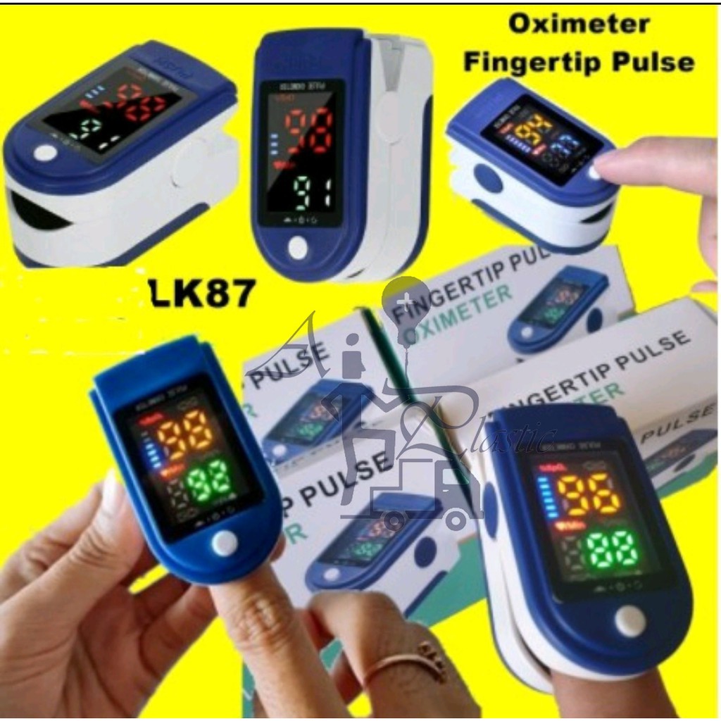 Jual AIO Plastic-Oximeter Fingertip Pulse LK87 Oximeter Oksimeter ...