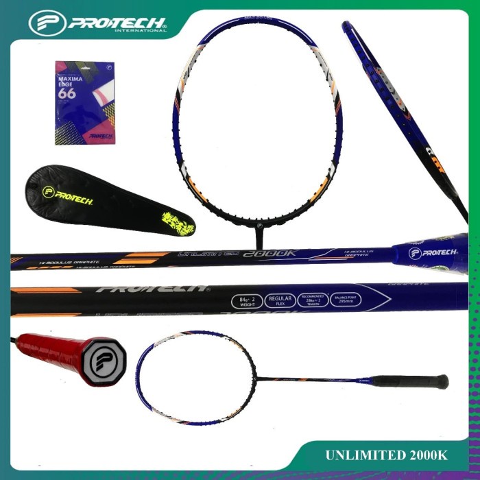 Jual PROTECH UNLIMITED RAKET BADMINTON ORIGINAL | Shopee Indonesia