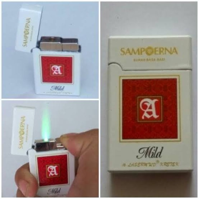 Jual KOREK API BARA MODEL SAMPOERNA MILD MERAH KOREK LIGHTER MANCIS ...