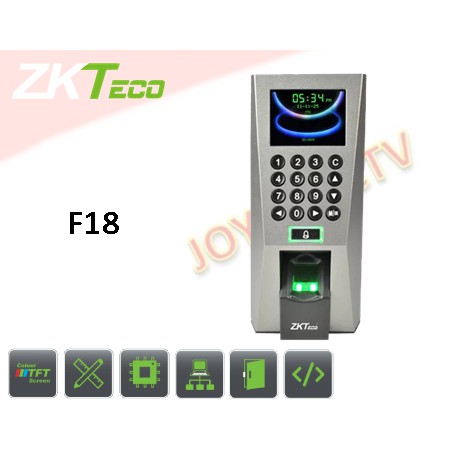 Jual Fingerprint Standalone ZKTeco F18 Access Control | Shopee Indonesia