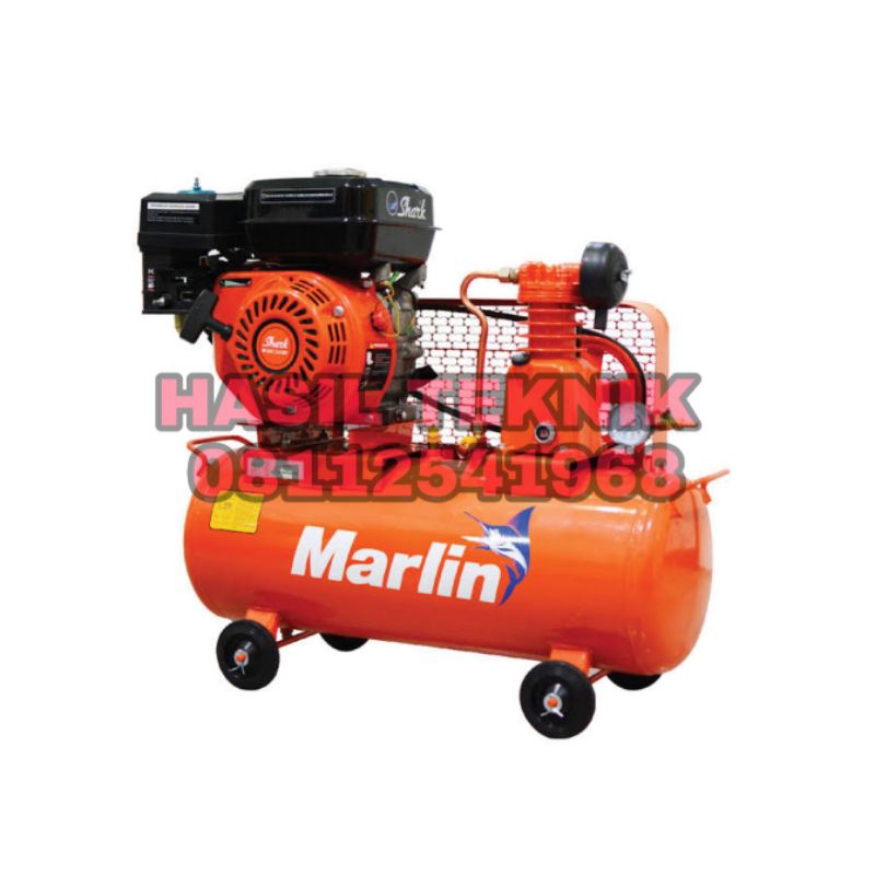 Jual Mesin Kompresor 1/4 PK Tabung 30 Liter 1 Piston + Engine 5.5 HP ...