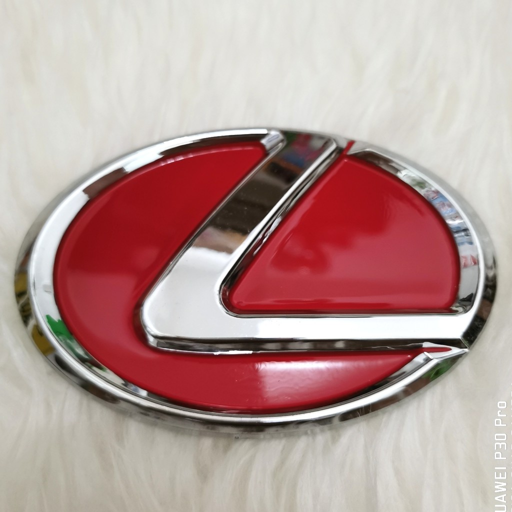 Jual Emblem Logo Mobil Lexus Merah Chrome | Shopee Indonesia