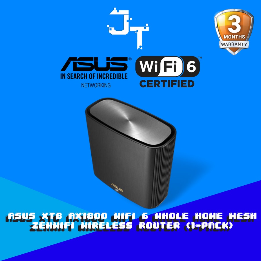 Jual ASUS ZenWiFi XT8 AX1800 WiFi 6 Dual Band Home Mesh Router (1 Pack ...