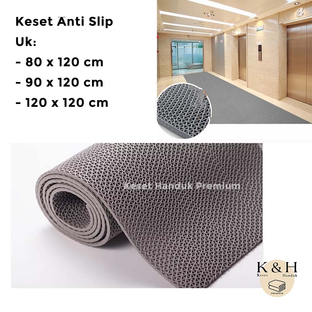 Jual Keset Karpet Anti Slip PVC Jaring [ Tidak Licin ] [ 120 x 80 / 90 ...