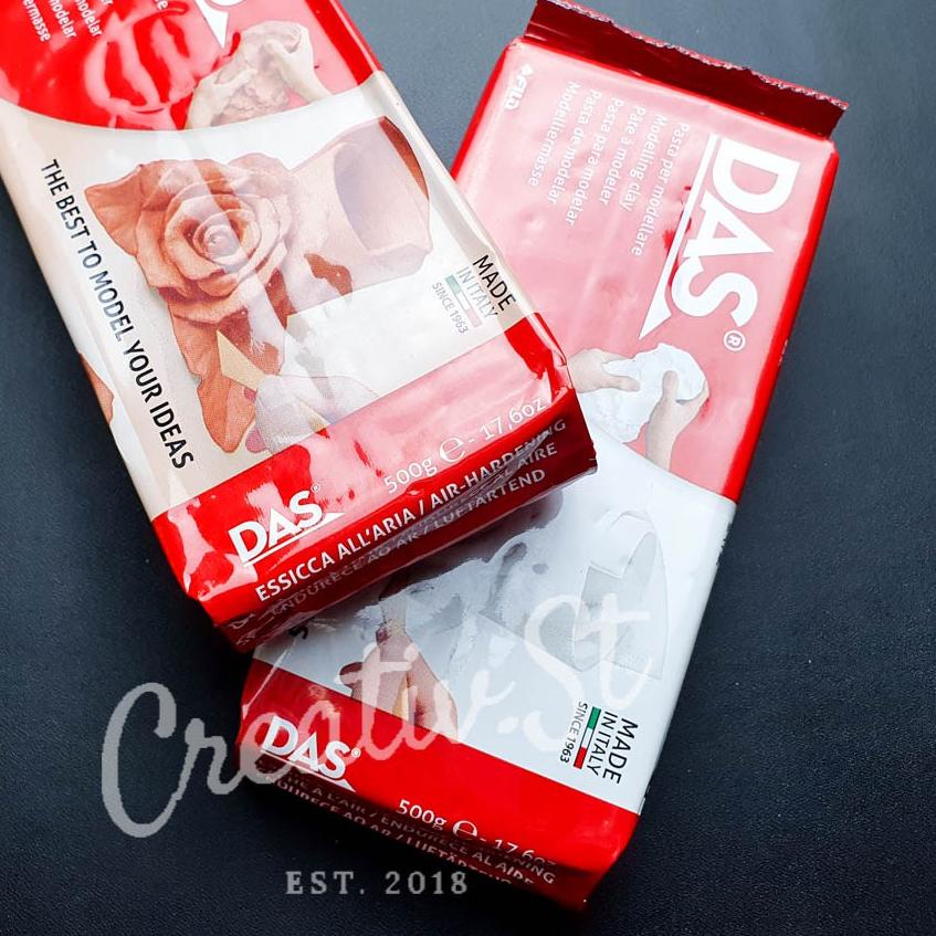 Jual DAS Modelling Clay 500 gr Tanah Liat Air Dry Kerajinan Sculpting ...