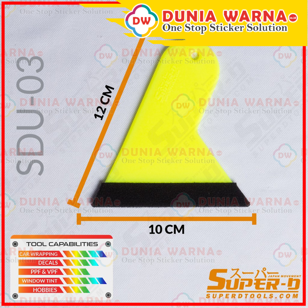 Jual Rakel Kape Mini Squeegee Kapi Plastik Gesut Serutan Super D Yellow ...