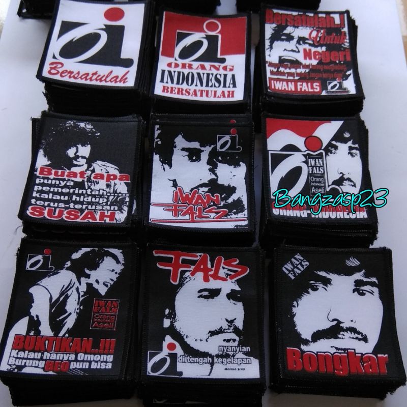 Jual Emblim Sablon Jahit Motiv Punk Oi Campur/Bordir Sablon Jahit ...