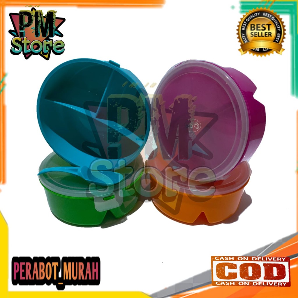 Jual Lunch Box Shion Clio / Tempat Makan Sekat Bulat | Shopee Indonesia