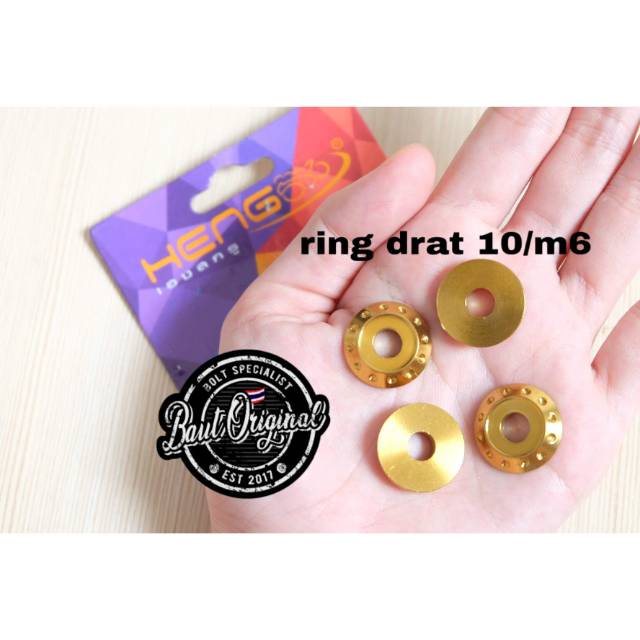 Jual ring probolt gold 10 ring baut 10 original heng harga satuan ...