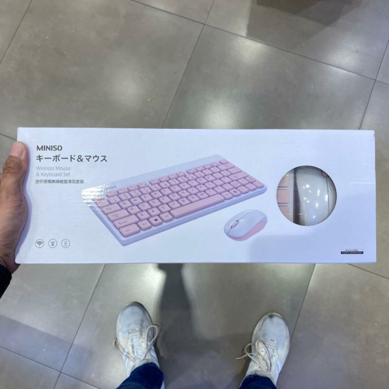 Jual Miniso Wireless Mouse and Keyboard Set | Shopee Indonesia