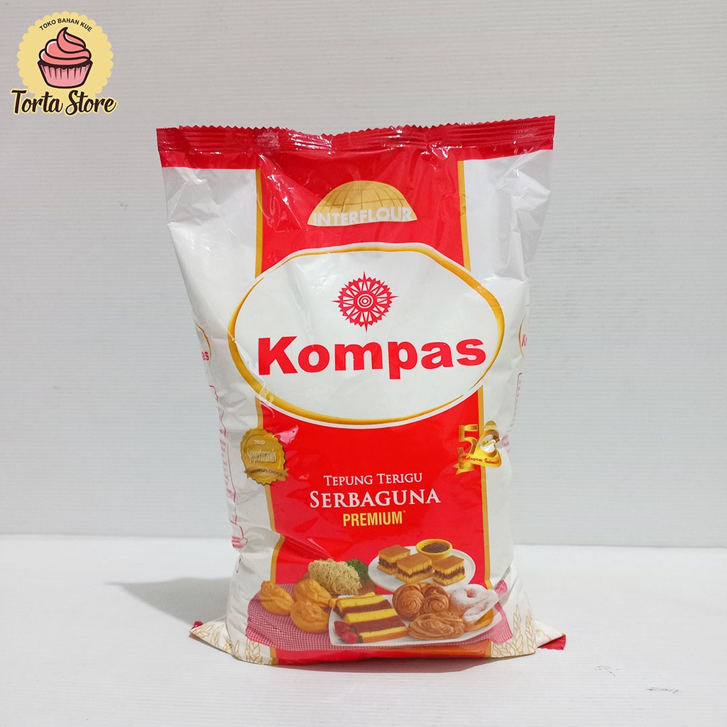 Jual TEPUNG TERIGU KOMPAS 1KG | Shopee Indonesia