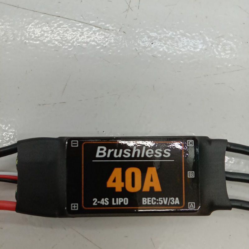 Jual Brushless 40A ESC Speed Controler 2-4 S Dengan 5 V 3A UBEC Untuk ...