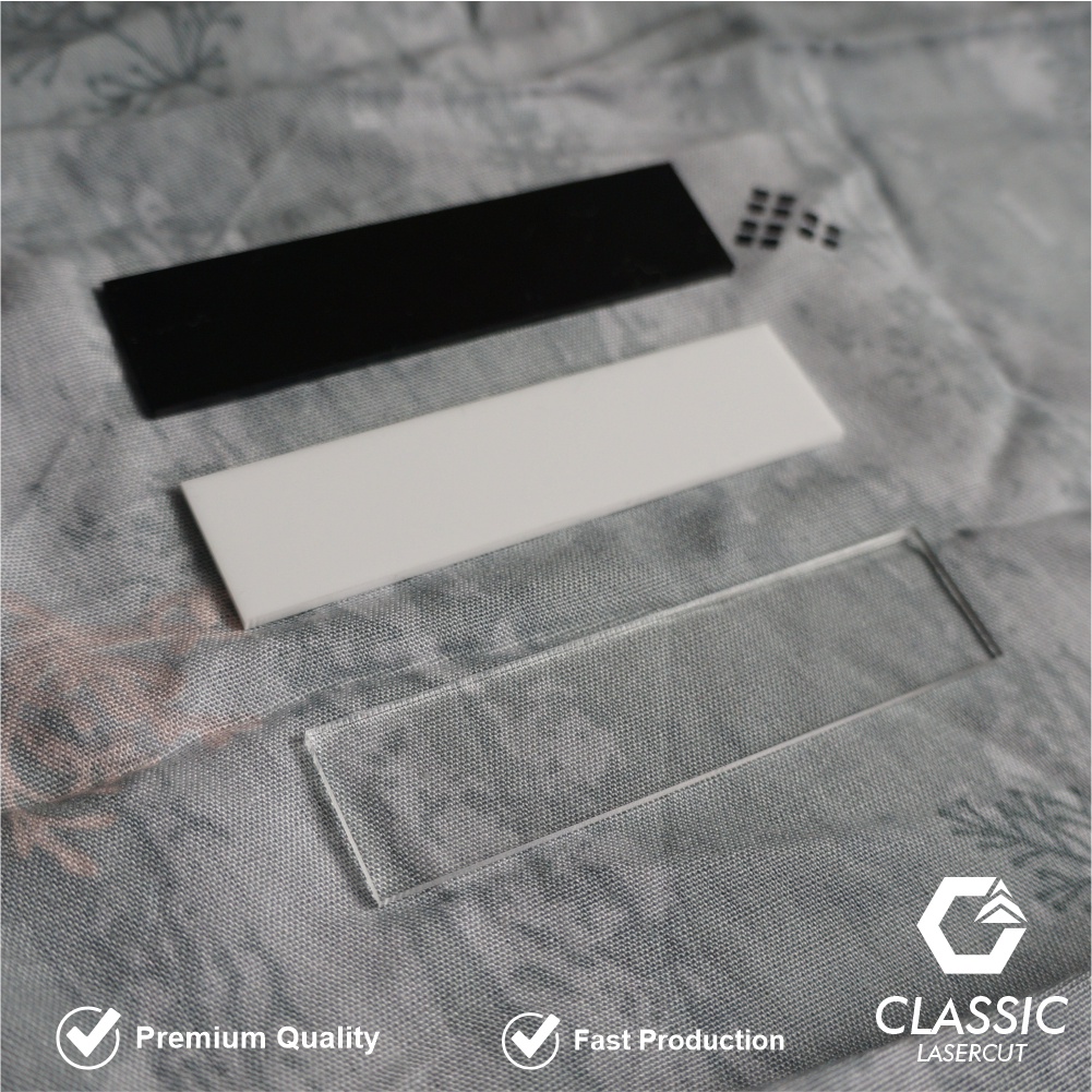 Jual Name Tag Akrilik Polos / Papan Nama Dada Polosan / Name Tag ...