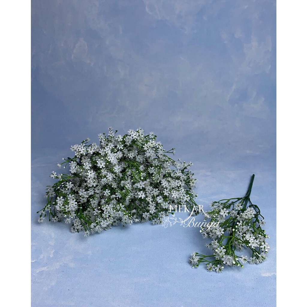 Jual (FR 57) - Bunga Artifisial Pikok Baby Breath Bunch x5 Dekorasi ...