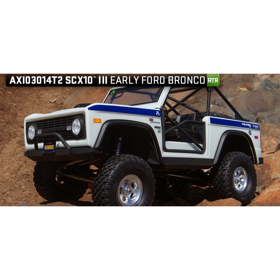 Jual AXIAL SCX10 III 1/10 RTR EARLY FORD BRONCO WHITE | Shopee Indonesia