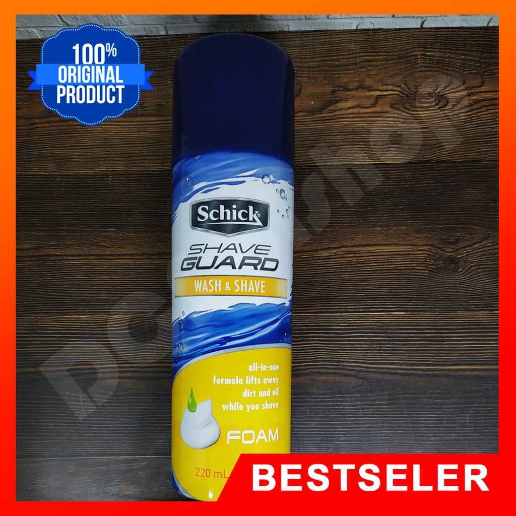Jual Schick Shave Guard Foam Wash and Shave 220 ml | Shopee Indonesia